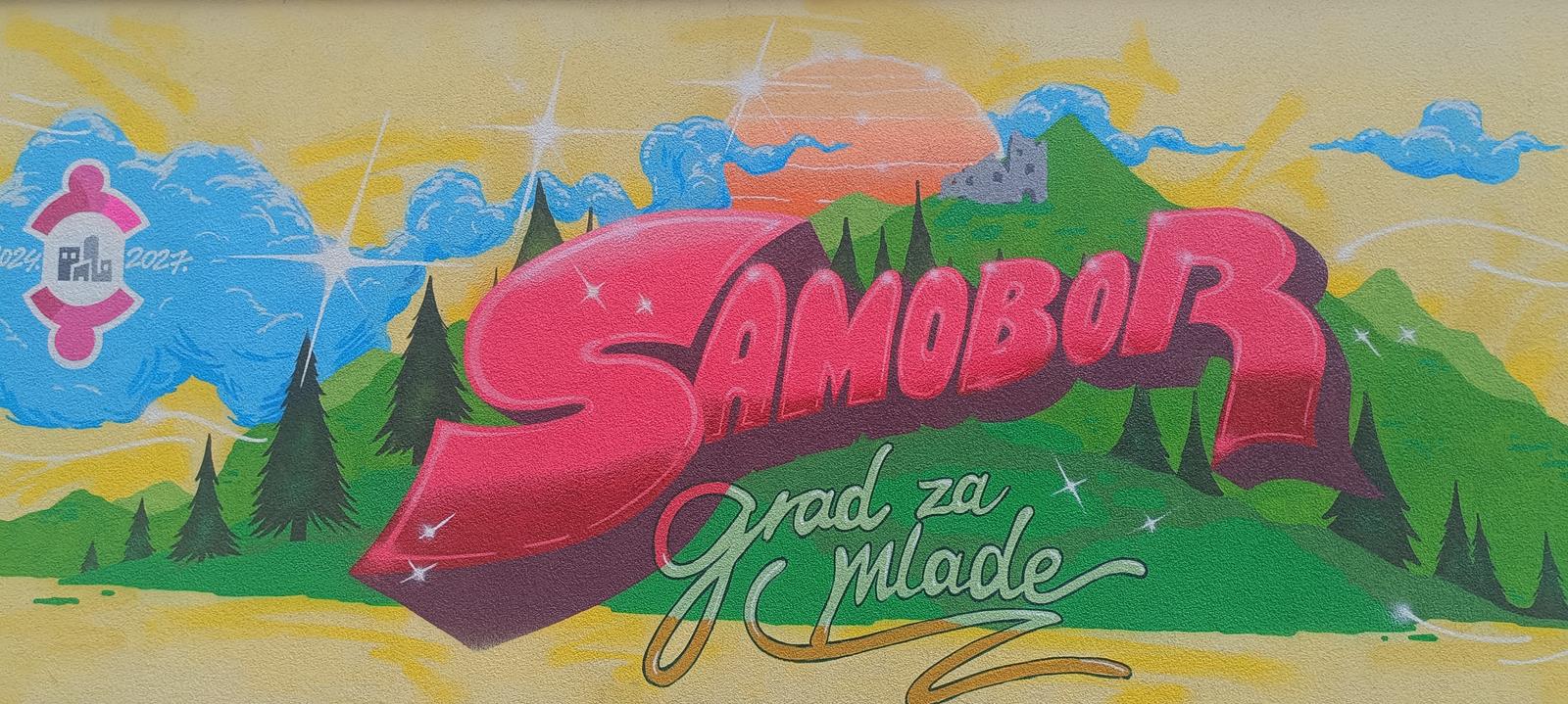Grad za mlade: Samobor na Bunkeru dobio novi mural