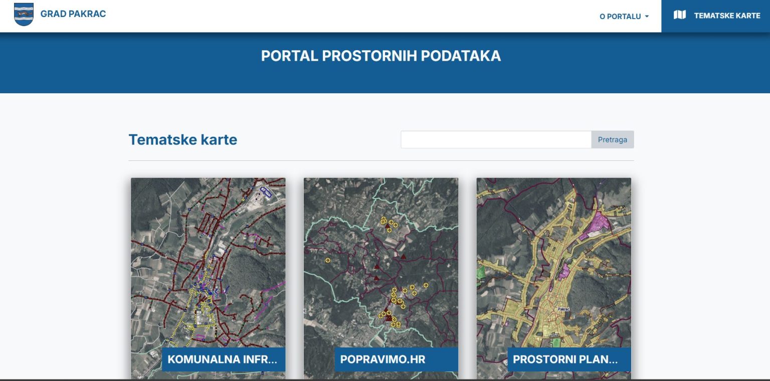 Pakrac: Pokrenut javni web portal prostornih podataka namijenjen ...